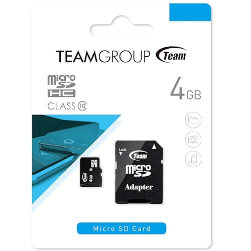 MIcro SD card 4GB sa adapterom TeamGroup TUSDH4GCL1003