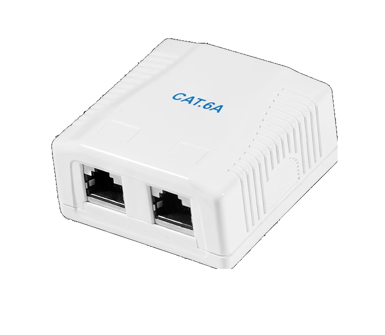 Mrežna nazidna kutija CAT6A RJ45 2-porta FTP