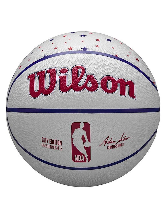 WILSON Lopta za košarku NBA TEAM CITY COLLECTOR HOU ROCK