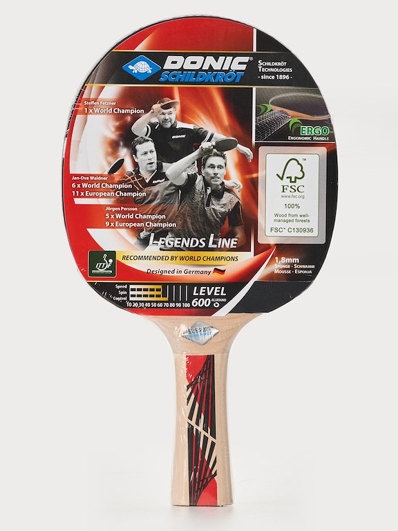 DONIC Reket za stoni tenis Legends 600 Reket