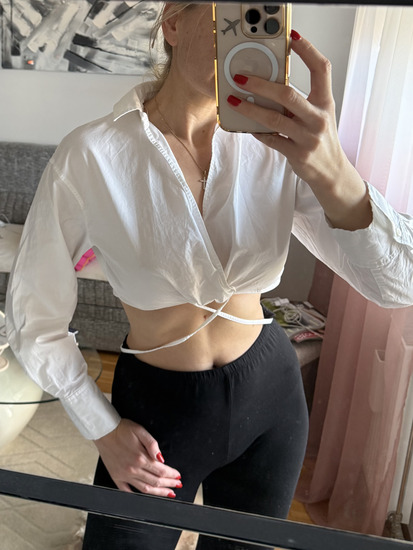 Zara crop košulja