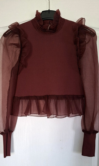 Zara bordo bluza S