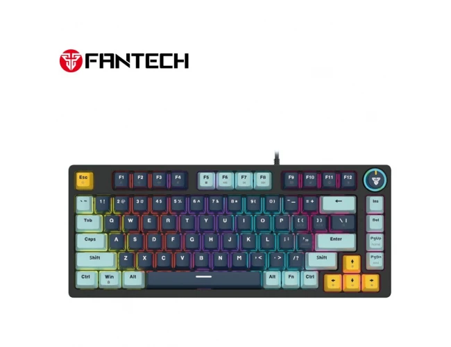 Fantech MK875V2 RGB Atom 81 Mizu (rozie switch) gejmerska tastatura plava