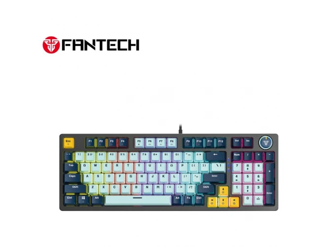 Fantech MK890 RGB Atom MK96 SkyBlue (red switch) mehanička gejmerska tastatura plava
