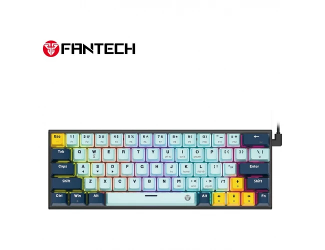 Fantech MK874V2 RGB Atom 63 Mizu (rosie switch) gejmerska tastatura plava