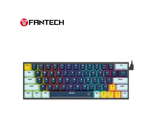Fantech MK874V2 RGB Atom 63 Mizu SkyBlue (taro switch) gejmerska tastatura plava
