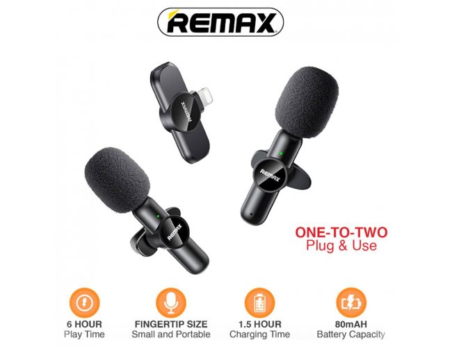 Remax Ryusic Series K10 mikrofon crni