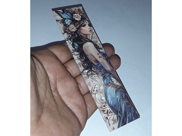 Obeleživač stranica, Bookmarker. 15 x 4 cm.