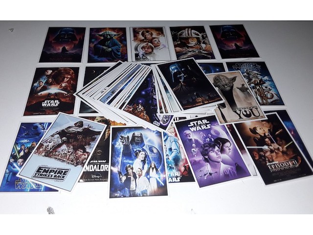Star Wars, kolekcija. Slicice ( foto ) - 50 kom.