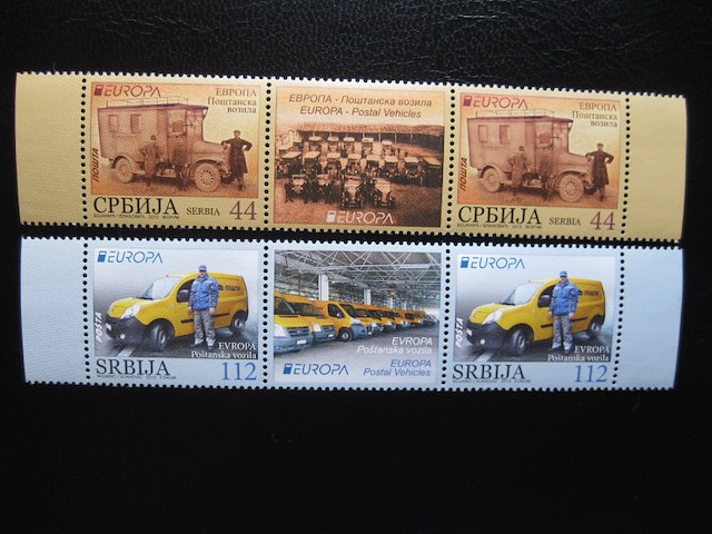 Srbija 2013., Evropa CEPT, niz marka-vinjeta-marka