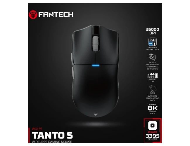 Fantech WG13S Tanto S bežični gejmerski miš crni