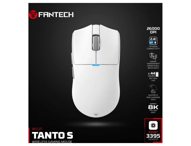 Fantech WG13S Tanto S bežični gejmerski miš beli