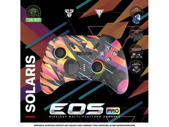 Joypad wireless Fantech WGP15 EOS PRO multiplatform RGB rinbow