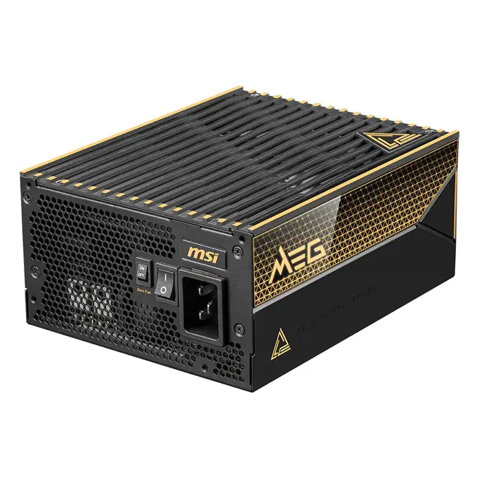 MSI 1600W MEG Ai1600T PCIE5 80 PLUS Titanium ATX 3.1 PC napajanje
