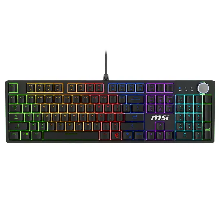 MSI FORGE GK320 RED US RGB Gaming tastatura