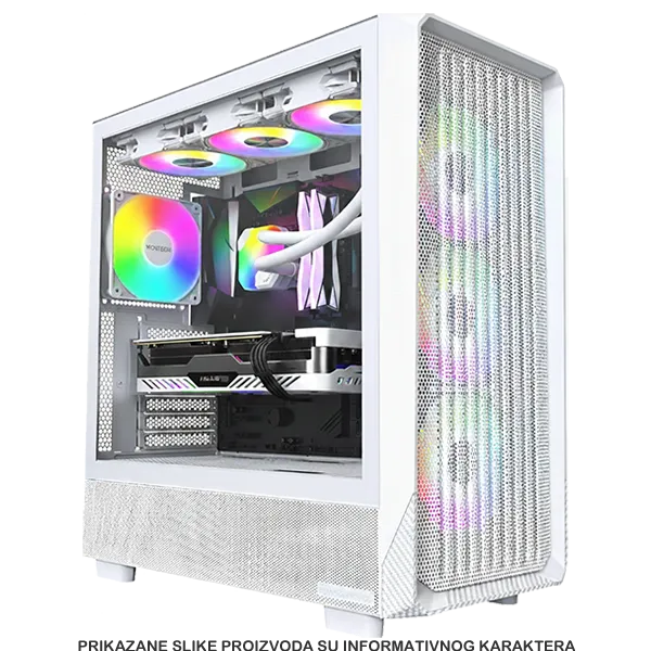 VIP Gaming Ready2Play X5 računar - Core i5-14400F, AIO 360 ARGB, RTX 5060 Ti 16GB, DDR5 16GB, 1TB SSD, B760, 650W GOLD, X5, Win11