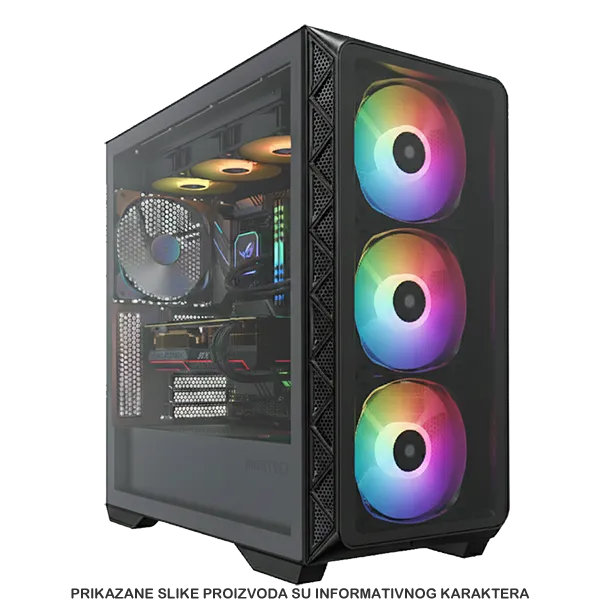 VIP Gaming HyperCore Air računar - Core Ultra 5 245K, AIO 360 ARGB, RX 9060 XT 16GB, DDR5 16GB, 1TB SSD, B860, 750W PCIE5 GOLD, AIR 903 MAX, Win11