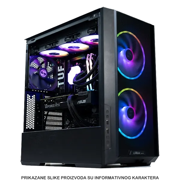 VIP Gaming HyperCore Lancool računar - Core Ultra 5 245K, AIO 360 ARGB, RTX 5060 Ti 16GB, DDR5 16GB, 1TB SSD, B860, 750W PCIE5 GOLD, Lancool 216, Win11
