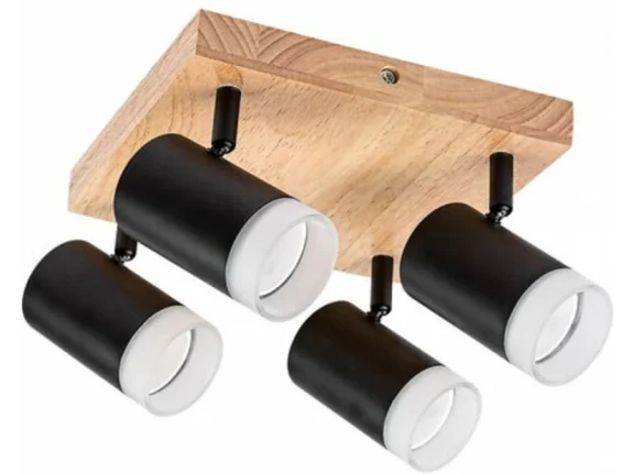 Rabalux Spot rasveta Toras GU10 4X MAX 5W hrast (73124)