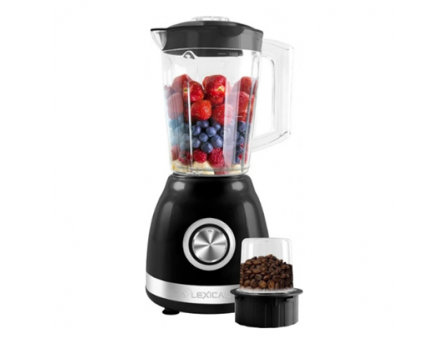 Lexical LBL-1522-7 Blender sa mlinom 2 u 1 crni 500W