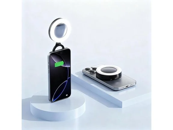 Slefie LED svetlo magnetic crno