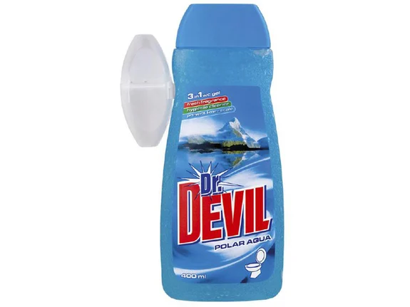 Dr Devil WC gel 3u1 Polar aqua 400 ml