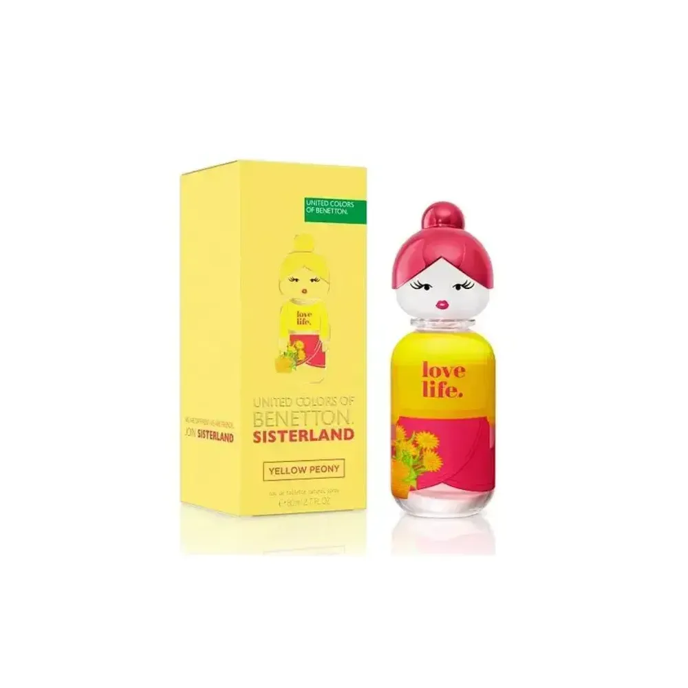 Benetton Sisterland Yellow Peony edt ženski parfem 80 ml