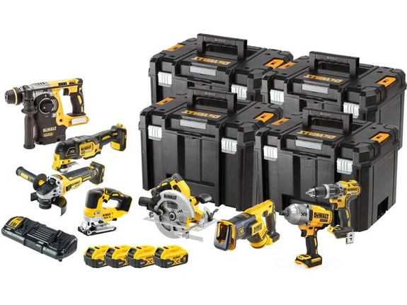 DeWalt Akumulatorski set alata XR Premium DCK865P4T-QW 18V 17 delova