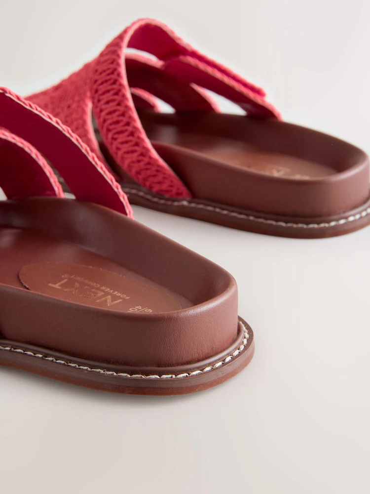 Koral Crvena - Forever Comfort® tkane sandale za noge