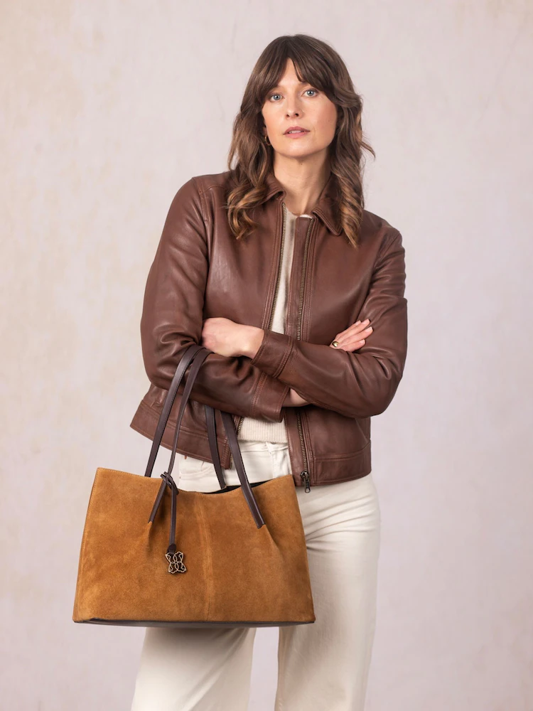 Konjak - Lakeland Leather Mirehouse Torba
