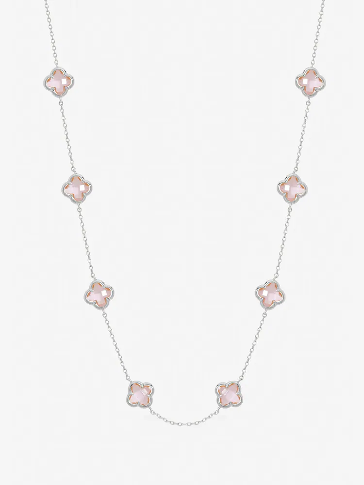 Inicio Vintage Rose Clover Necklace - Poklon Torbica