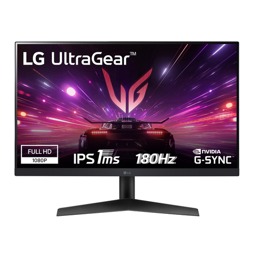 Monitor LG UltraGear 24GS60F-B 23.8"/IPS/1920x1080/180Hz/1ms GtG/HDMI,DP/Gsync,freesync/VESA/crna