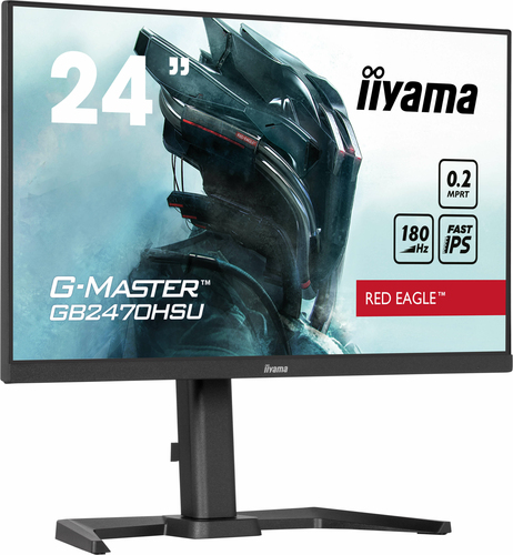 Monitor 23.8" Iiyama GB2470HSU-B6 IPS 1920x1080/180Hz/0.2ms/HDMI/DP/USB/zvučnici