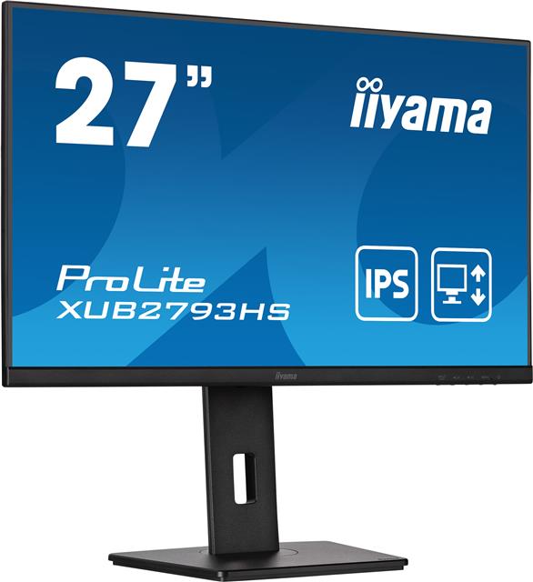 Iiyama XUB2793HS-B7 LED monitor 27 1920 x 1080 FHD 100 Hz IPS 300 cd 1300 1ms HDMI DP