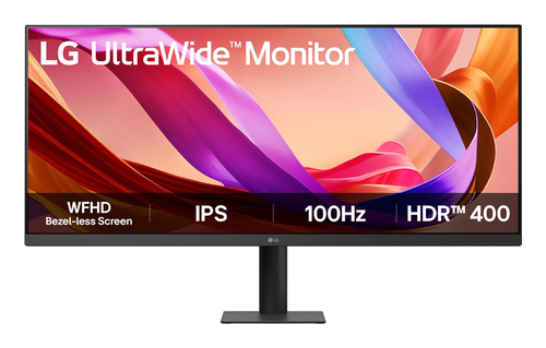 34" UltraWide IPS AG WFHD 2560x1080@100Hz, 21:9, 1000:1, 400 cd/m², 5ms, 178º/178º, HDR 10, AMD FreeSync, HDMI, 1 DP 1.4, VESA 100x100mm, Tilt, Black, 3yw