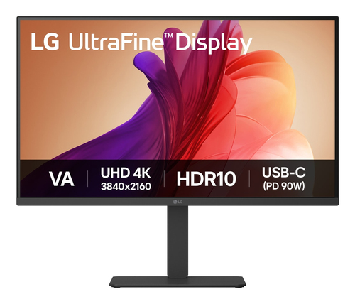 31.5” UltraFine VA AG UHD 4K 3840x2160@60Hz, 16:9, 3000:1, 250 cd/m², 5ms, 178º/178º, HDR10, USB-C, 2 HDMI, 1 DP 1.4, 2 USB Upstream/Downstream Port 3.0, 5W 2, VESA 100x100mm, Tilt/Height/Swivel/P...