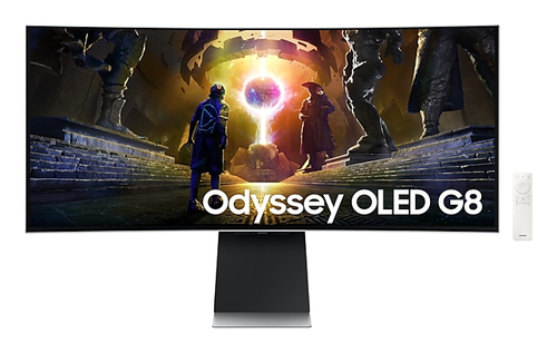Monitor SAMSUNG LS34DG850SUXDU 34"/OLED,21:9,zakrivljen/3440x1440/175Hz/0,03ms GtG/HDMI,DP,USB/crna