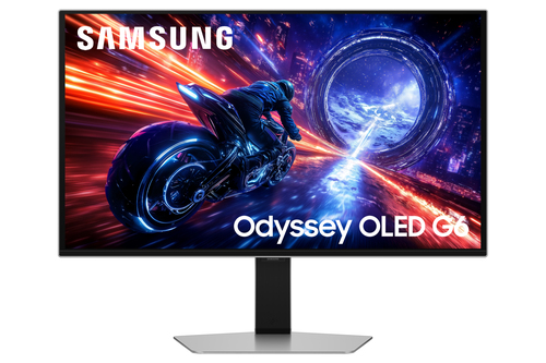 Monitor SAMSUNG LS27FG602SUXEN 27"/OLED/2560X1440/500Hz/0.03ms/HDMIx2,DP,USB/Freesync/VESA/srebrna