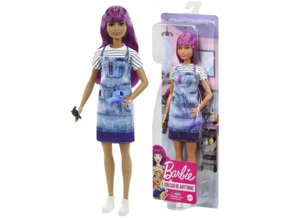 Barbie Lutka Frizerka salon Stylist GTW36