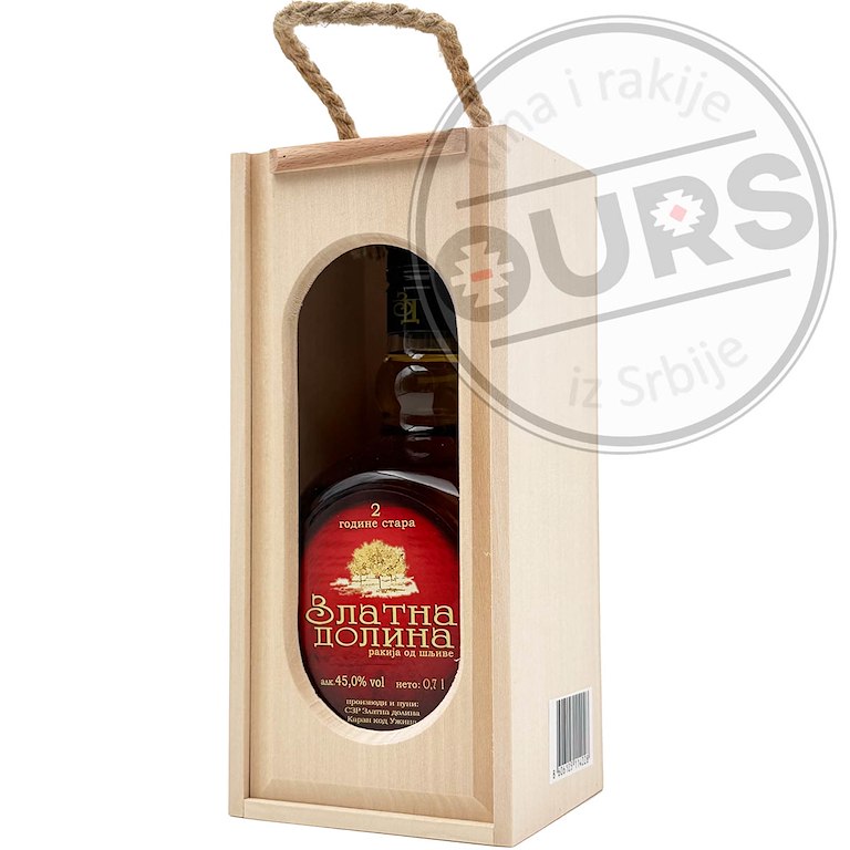 Zlatna Dolina rakija Šljiva BOX 0,7L