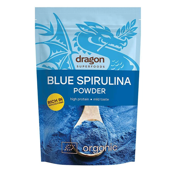 Organska plava Spirulina Dragon Superfoods 75g