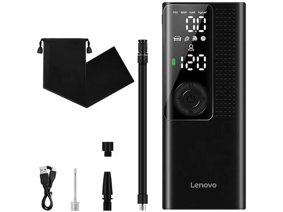 Prenosivi kompresor za vazduh Lenovo HV09 crni