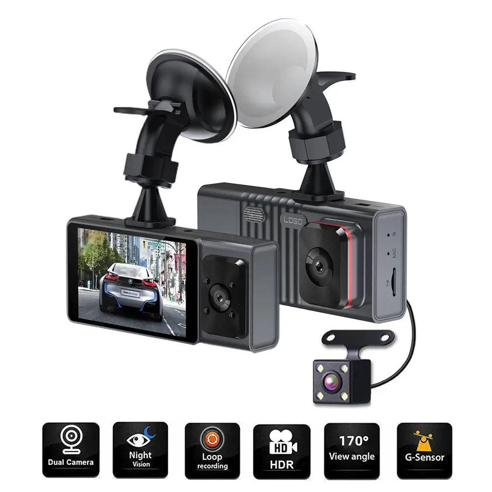 Kamera za Auto DashCam T1 JWD 1080P crna