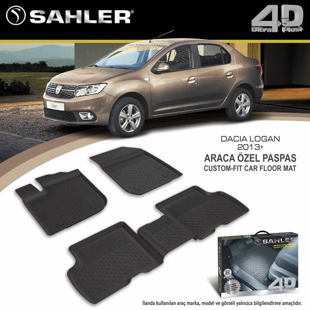 Sahler Gumene patosnice 4.5D za Dacia Logan 2013-2019