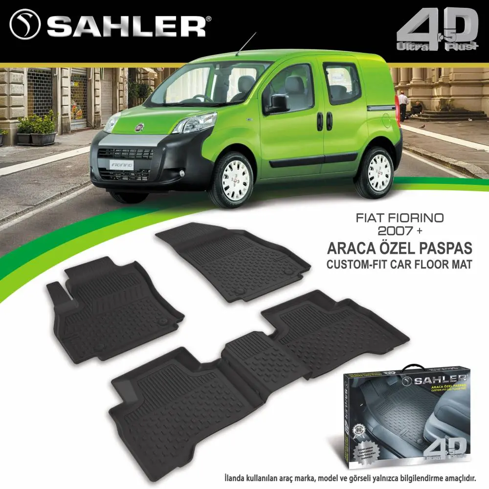 Sahler Gumene patosnice 4.5D za Fiat Fiorino Putnički od 2008