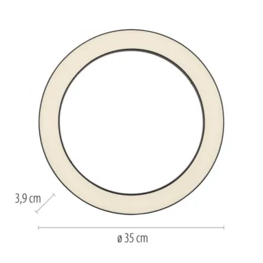 LED plafonska svetiljka Pure Lines okrugla crna dimabilna PAUL NEUHAUS