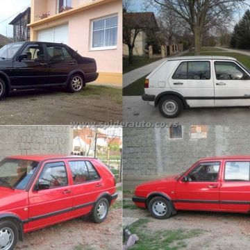 VW GOLF II., JETTA II. (CELO STAKLO) MODEL SA 4-5 VRATA PREDNJI BOČNI VETROBRANI