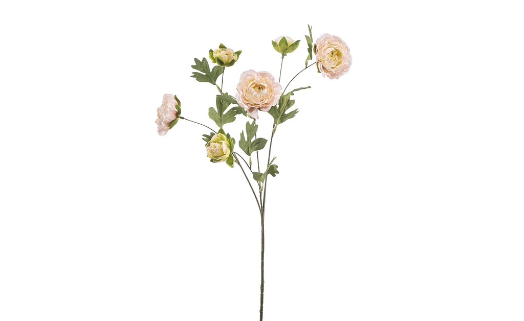 Veštačka biljka ranunculus 78cm roza
