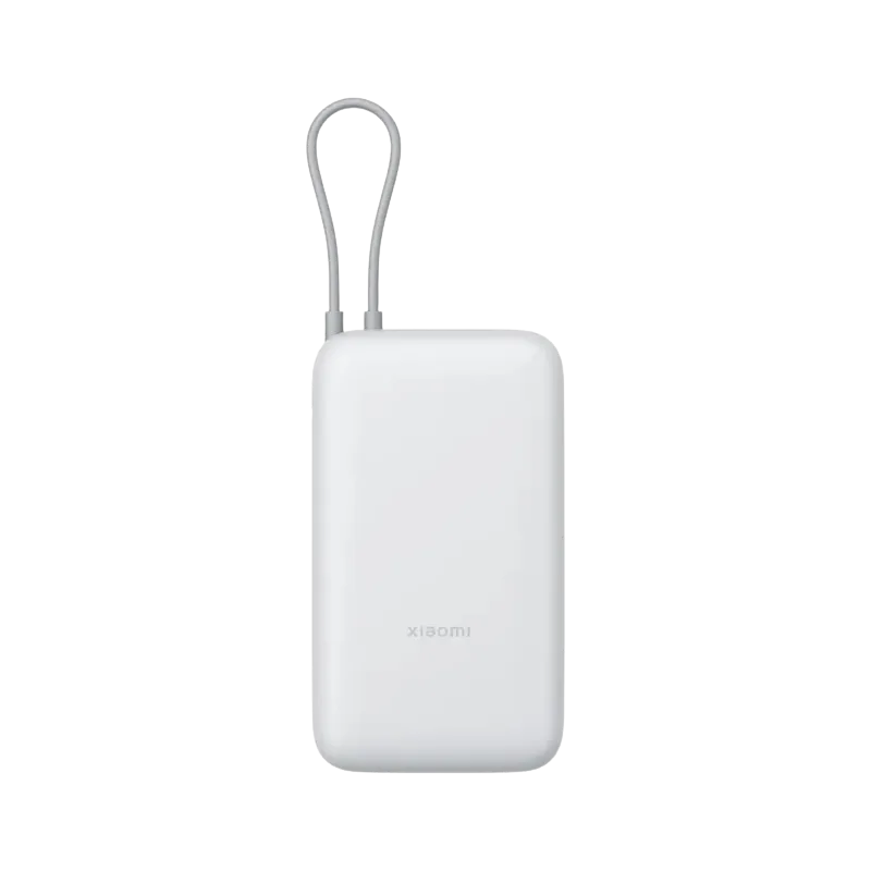 Xiaomi Power Bank 20000mAh, 22.5W (sa integrisanim kablom), Sivi
