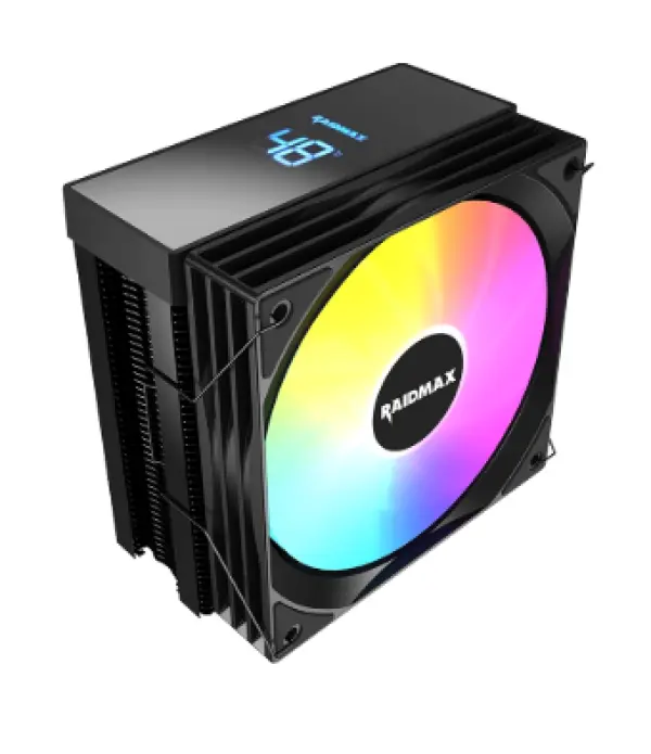 Raidmax Hladnjak za procesor Raidmax AM1204B Digital, 200W, ARGB, Crni